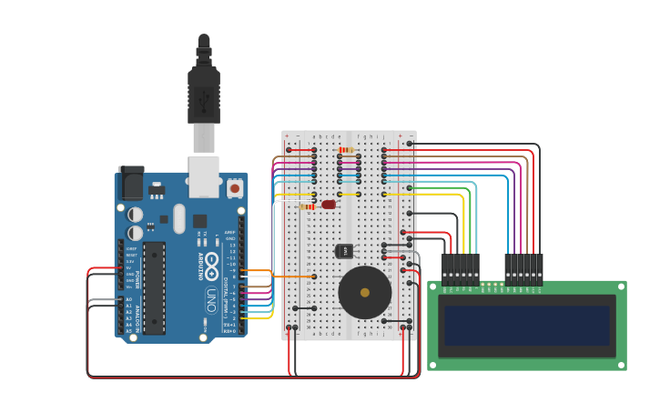 Circuit Design Teste Arduino Tinkercad