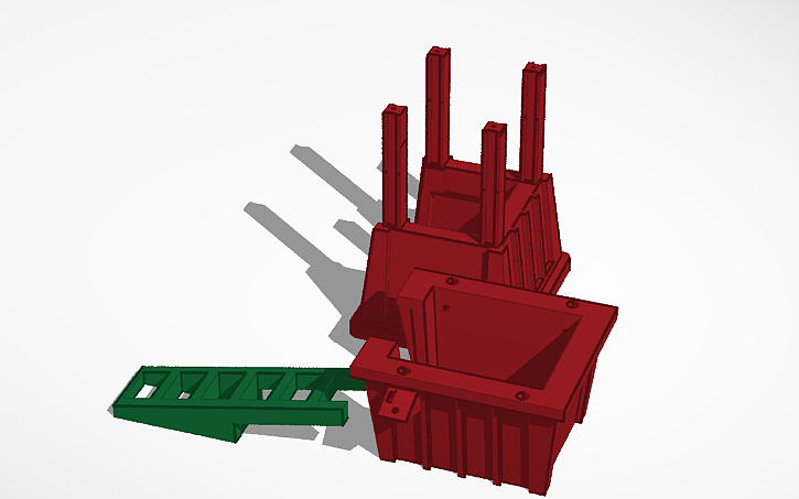 3D design Worksite Watchtower (no lights or lens) - Tinkercad
