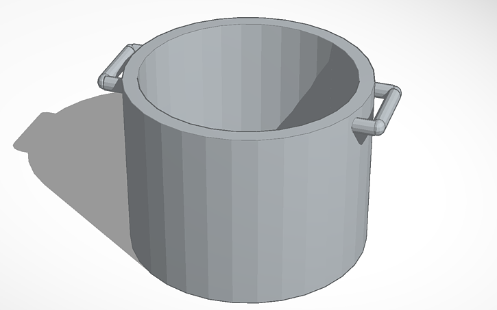 3D design A Pot - Tinkercad