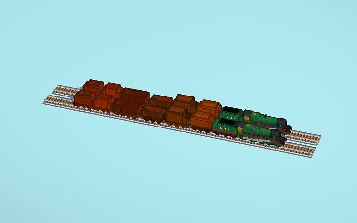 3D design Henry w/ Rusty Tenders - Tinkercad