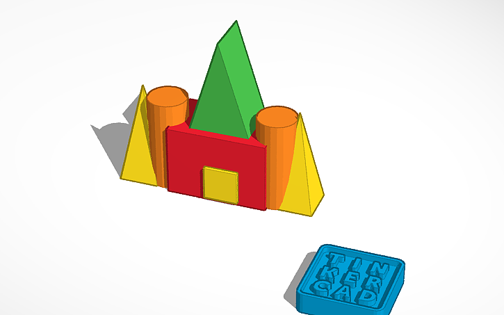 3D design cool house - Tinkercad