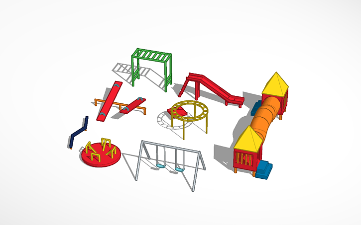 3D design Jungle Gym - Tinkercad