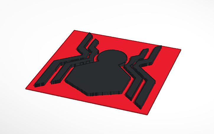 3D design spiderman - Tinkercad