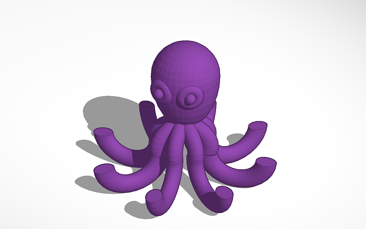 3D design Octopus - Tinkercad