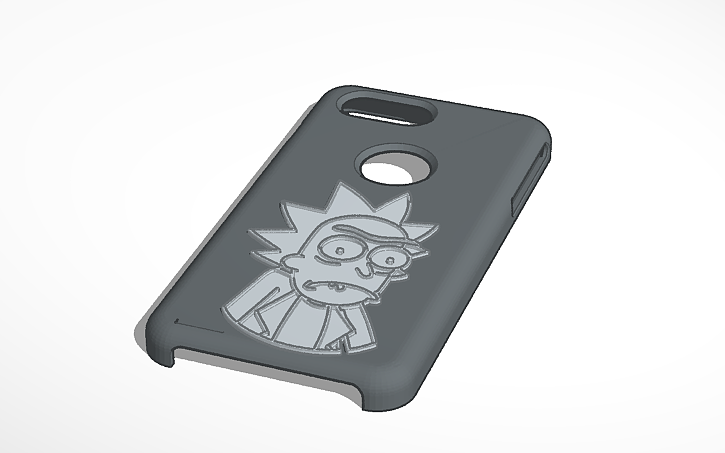 3D design Rick Phone Case - Tinkercad