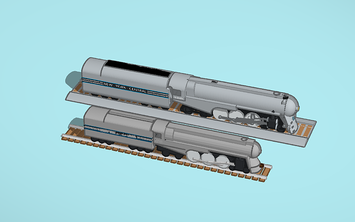 3D design NYC J3a-Dreyfuss Streamlined Hudson - Tinkercad