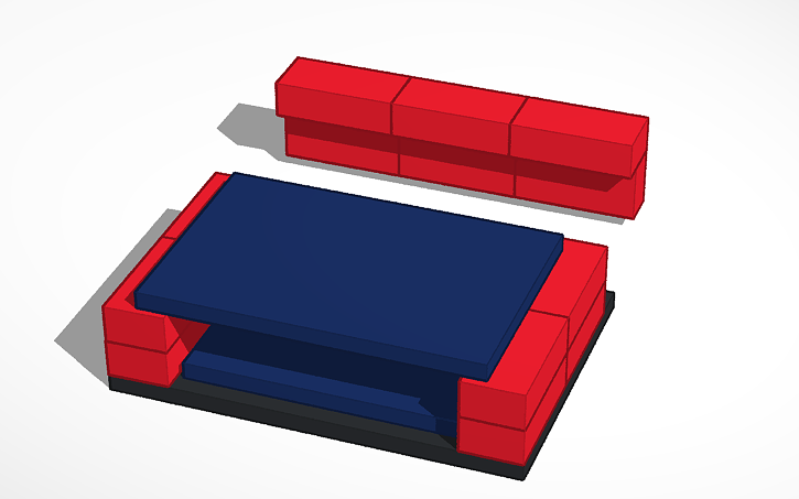 3D design pizza oven - Tinkercad