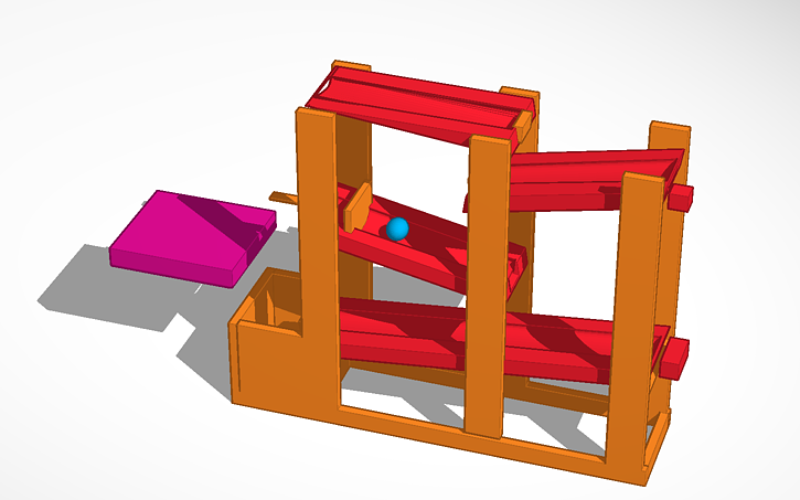 3D design Marble Run - Tinkercad