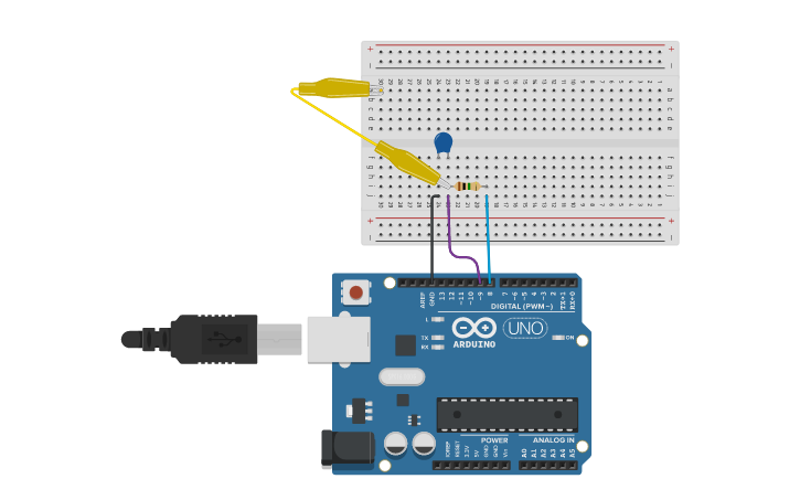 Circuit design W12 - touch circuit - Tinkercad