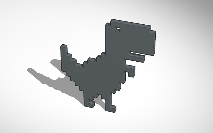 3D design T-Rex [GOOGLE] - Tinkercad