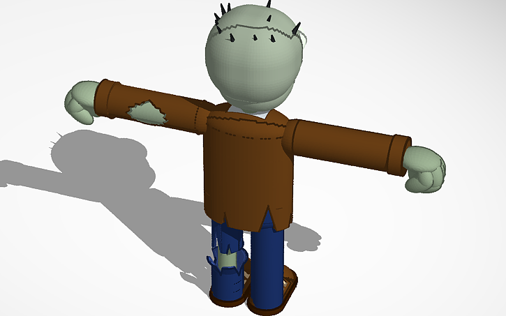 3D design Zombie - Tinkercad