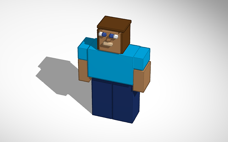 3D design steve mınecraft - Tinkercad