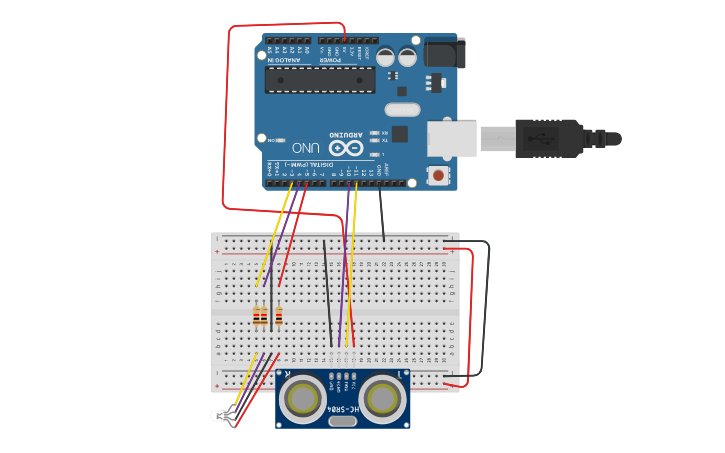 Circuit Design Sensor De Movimento Tinkercad