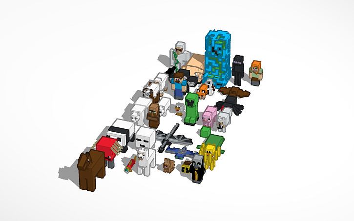 3D design minecraft contest! | Tinkercad