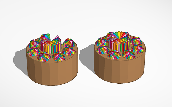 3D design Chocolate filled cake and chocolate frosting (7 likes to ...