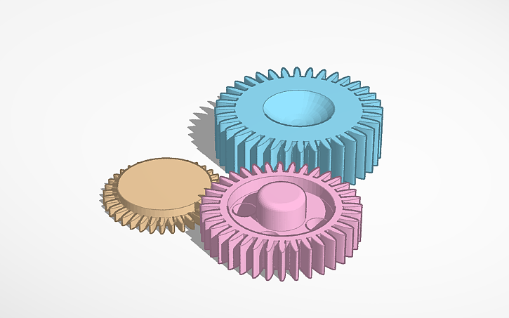 3D design Gears - Tinkercad