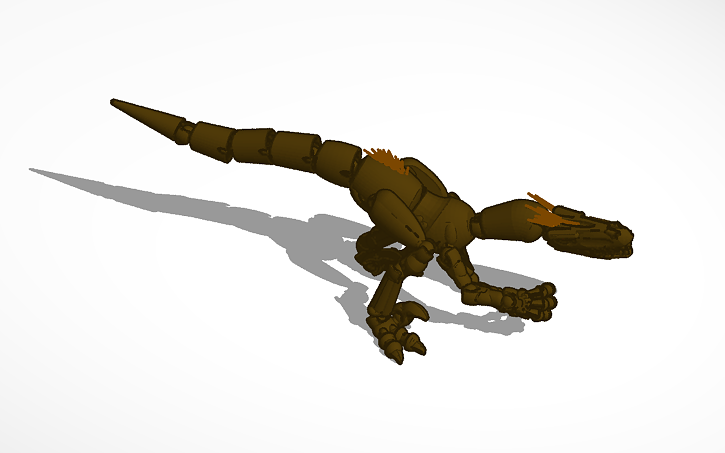 3D design IndoRaptor - Tinkercad
