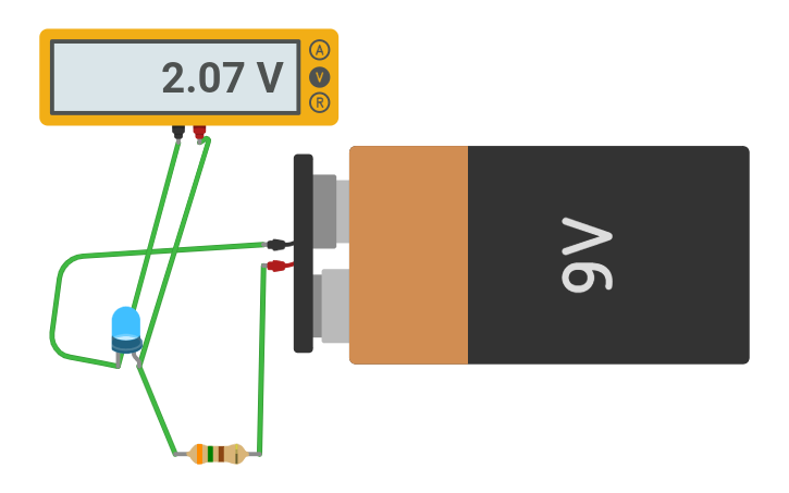 Circuit Design Voltmeter Tinkercad