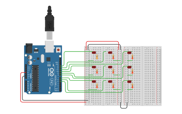 Circuit design Ejercicio 3 | Tinkercad