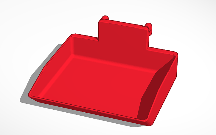 3D design tray - Tinkercad