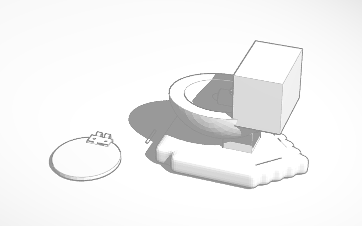 3D design Toilet - Tinkercad