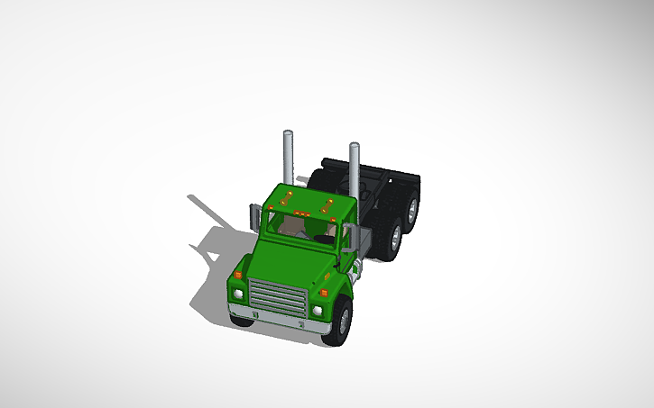 3D design HO Scale International Harvester Tractor - Tinkercad