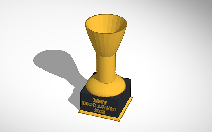 3D design The Trophy - Tinkercad
