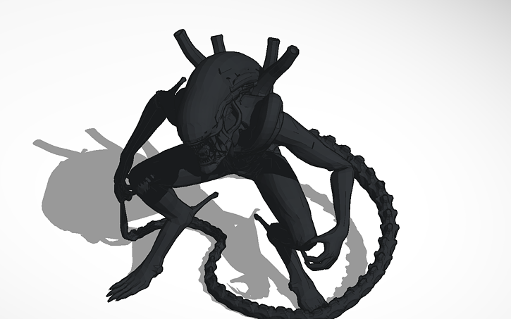 3d Design Copy Of Alien Tinkercad