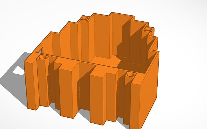 3d Design Pacman Ghost Pi 4 Case Body Tinkercad