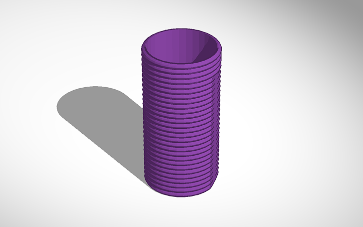 3D design Polymer Glass - Tinkercad