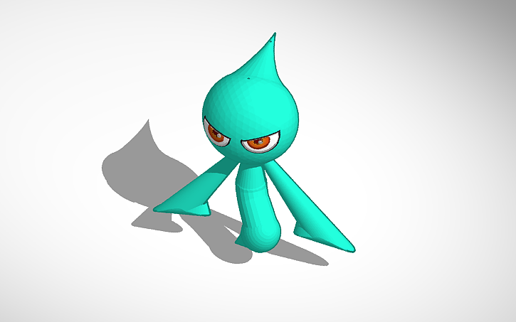3D design Cyan Wisp (Sonic Colors) - Tinkercad