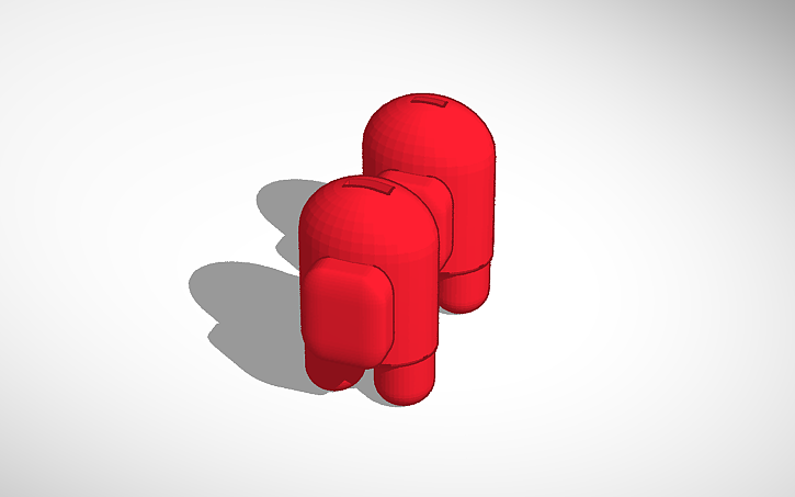 3D design Amogusus | Tinkercad