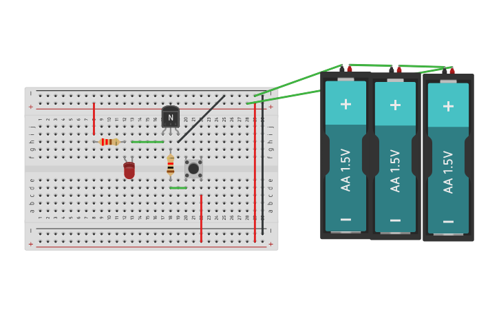 Circuit Design Transistor Tinkercad