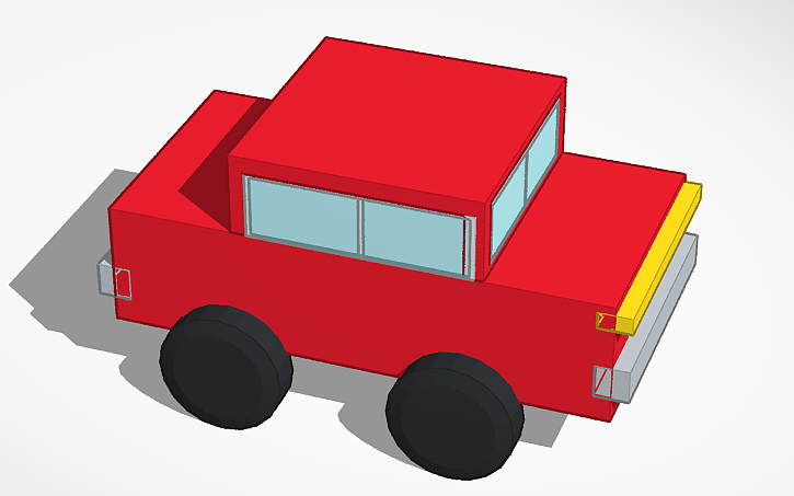 3D design My dream car - Tinkercad