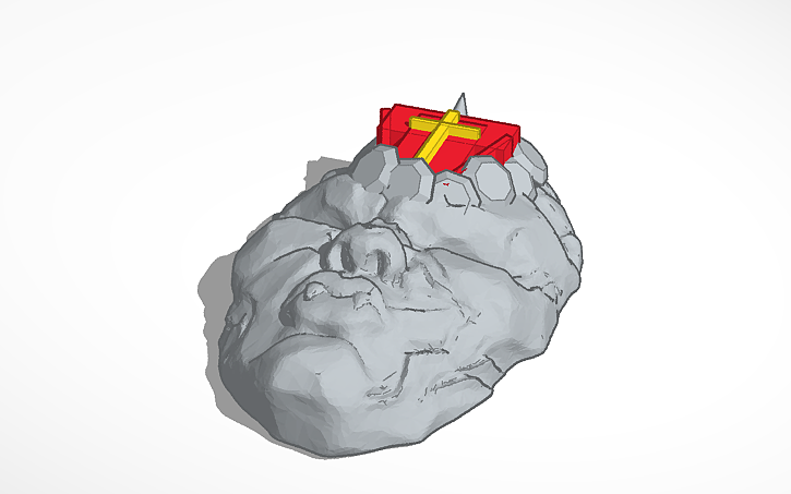 3D design aja mask - Tinkercad