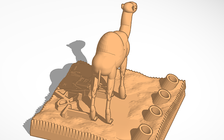 3D design CAMEL - Tinkercad