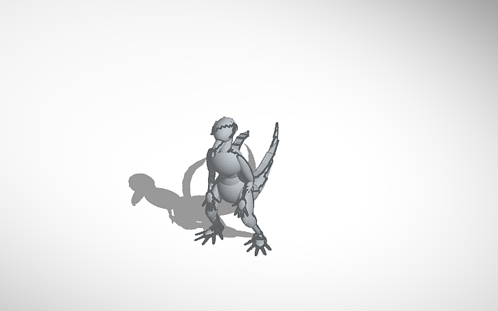 3D design Salazzle 3D model(Pokemon) - Tinkercad