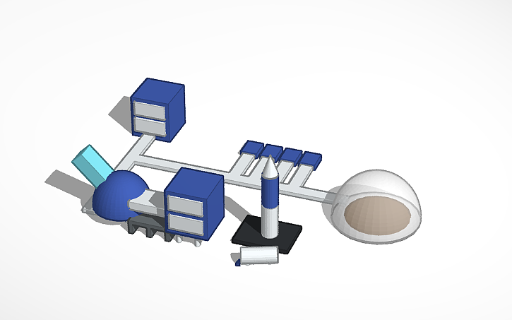 3D design CW Moon Base | Tinkercad