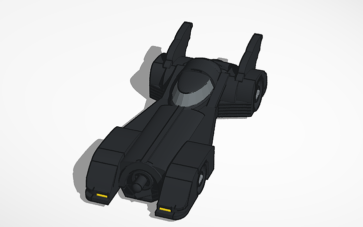 3D design Batmobile - Tinkercad