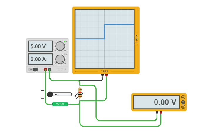 Circuit Design Tilt Sensor Tinkercad