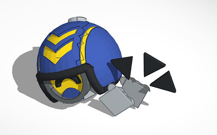 3D design Stu "Clap" Pin(Brawl Stars) | Tinkercad