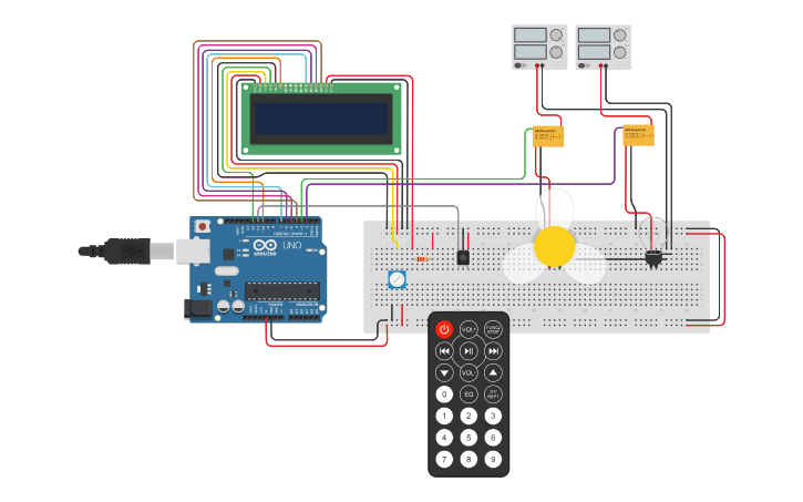 Circuit design Bluetooth Remote Control - Tinkercad