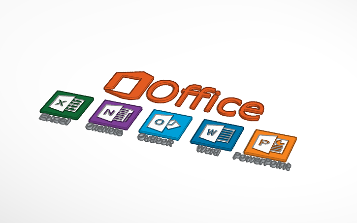 3d Design Microsoft Office Tinkercad
