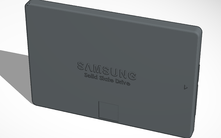 3D design Standard samsung ssd | Tinkercad