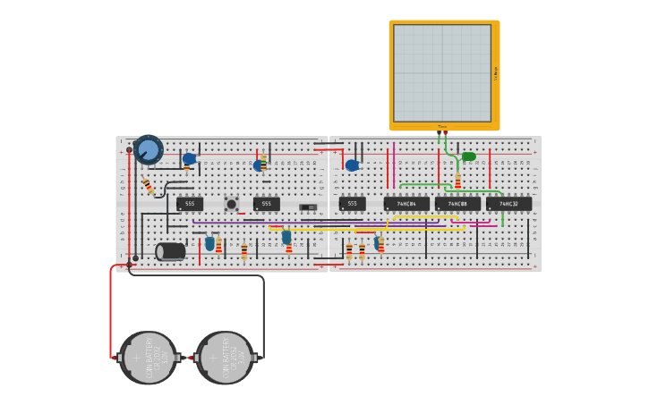 Circuit design Clock for 8 bit pc | Tinkercad