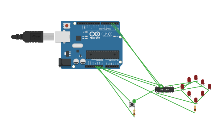 Circuit design Compass - Tinkercad