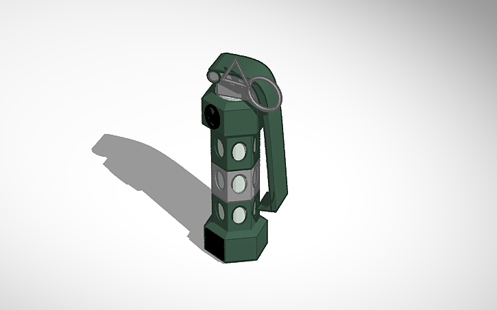 3D design M84 flashbang SR - Tinkercad