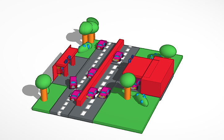 3D design Bover Highway - Tinkercad