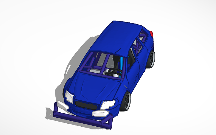 3D design subaru outback drift missle - Tinkercad