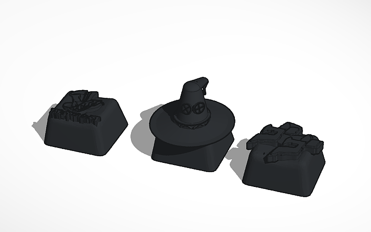 3D design keycaps - Tinkercad